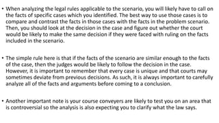 PPT-IRAC METHOD (ISSUE, RULE, ANALYSIS, AND CONCLUSION) | PDF