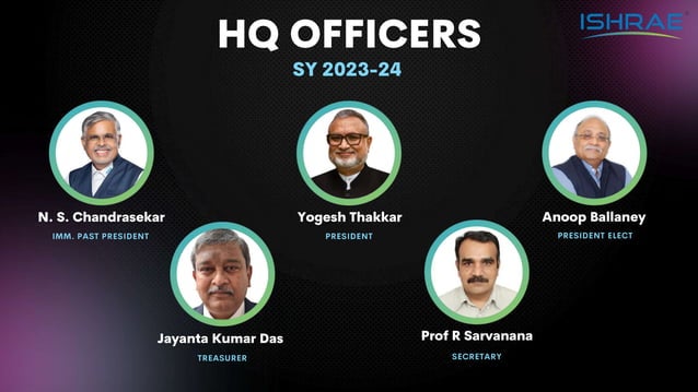 PPT - ISHRAE Presidential Address 2023-24_March 31.pptx | Operating Systems | Computer Software ...