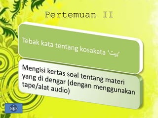 Pengertian Al-Istima (Mendengarkan Kalimat bahasa Arab) | PPTX