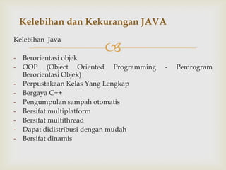 Ppt java rullyamrizal-1102412020 | PPT