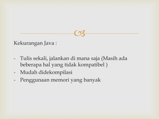 Ppt java rullyamrizal-1102412020 | PPT
