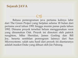 Ppt java rullyamrizal-1102412020 | PPT