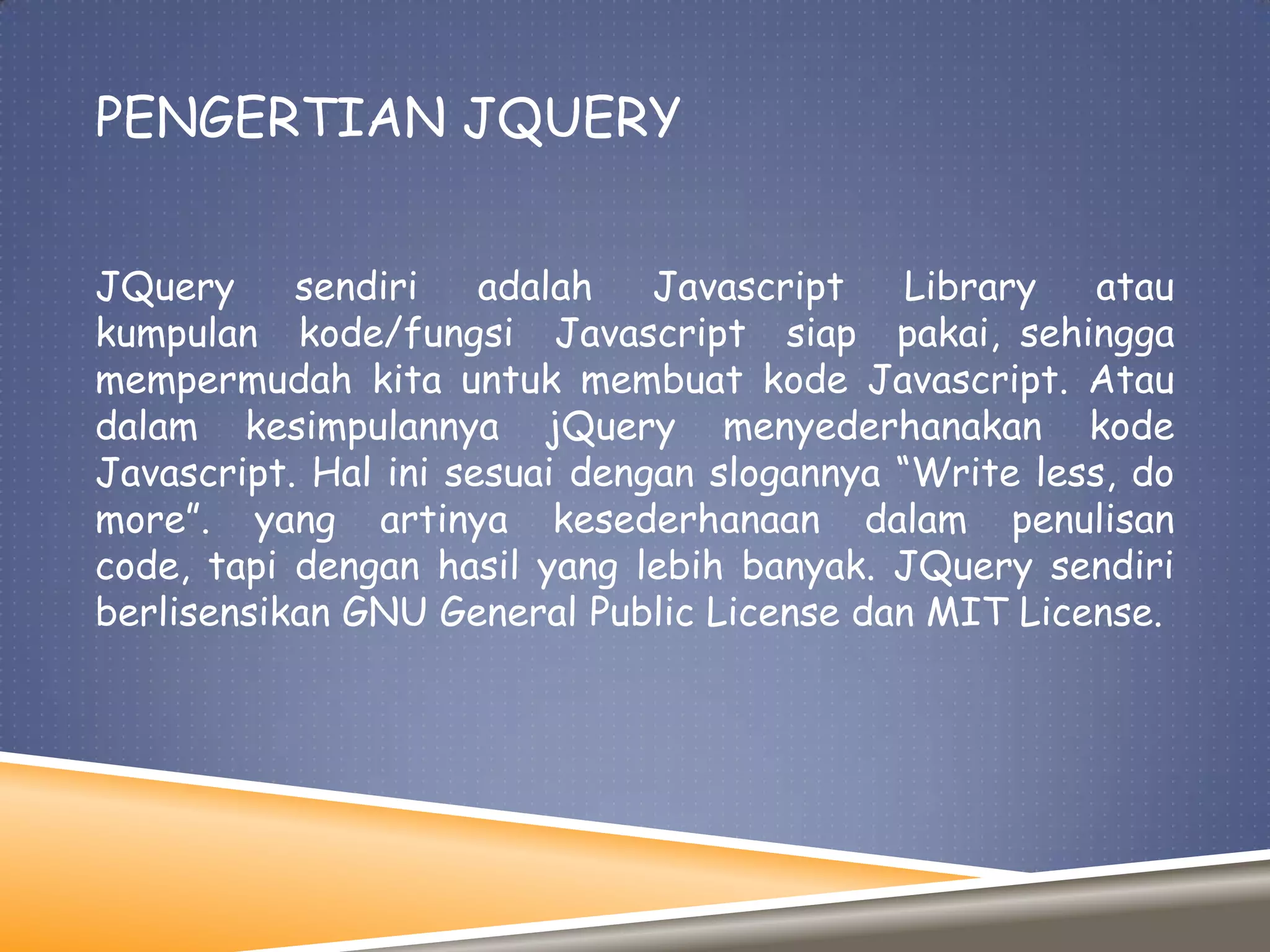 Ppt j query-rully-amrizal-1102412020 | PPT