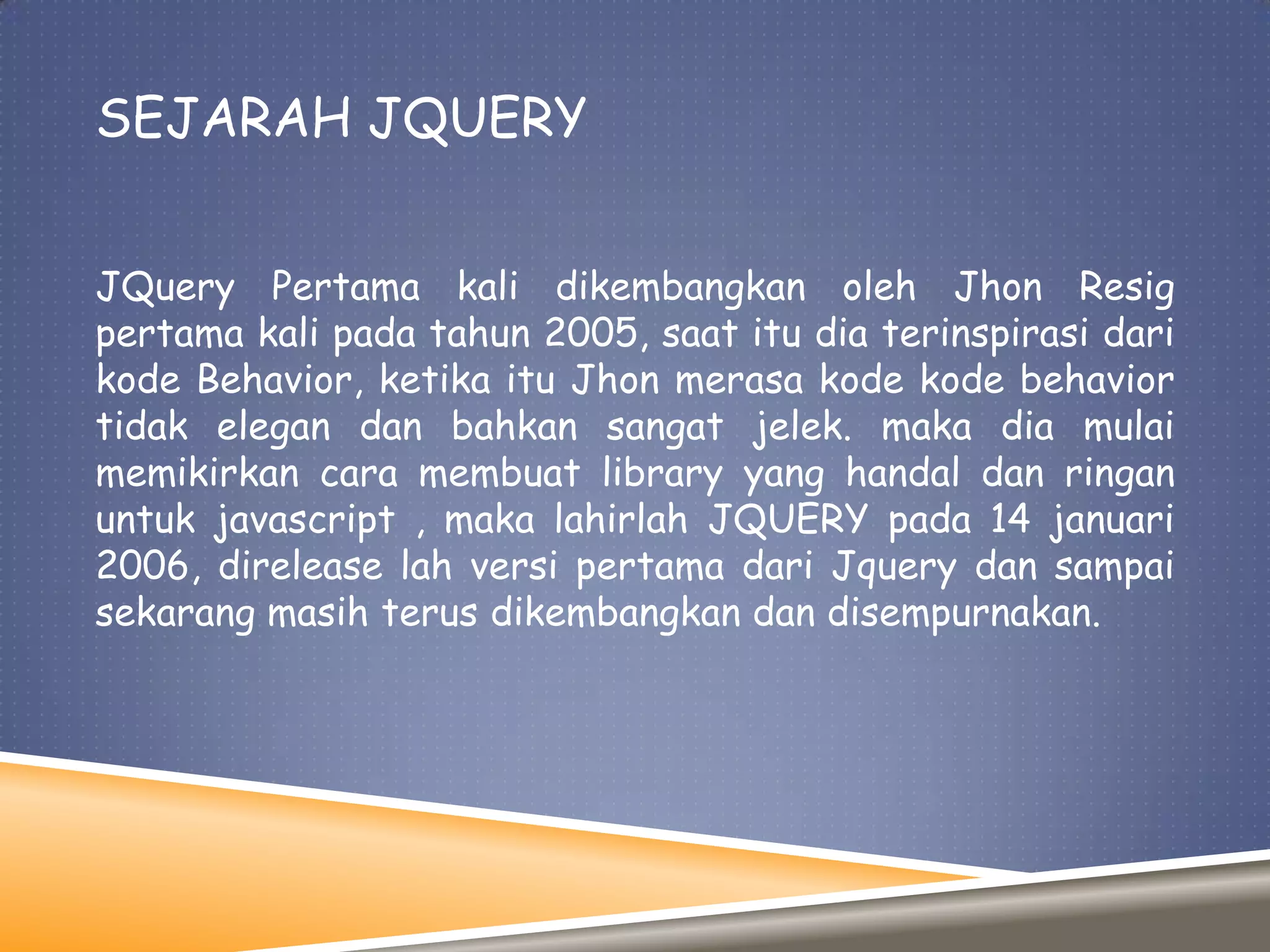 Ppt j query-rully-amrizal-1102412020 | PPT