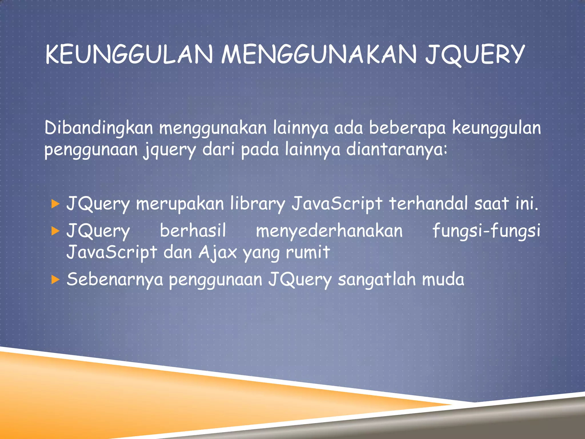 Ppt j query-rully-amrizal-1102412020 | PPT