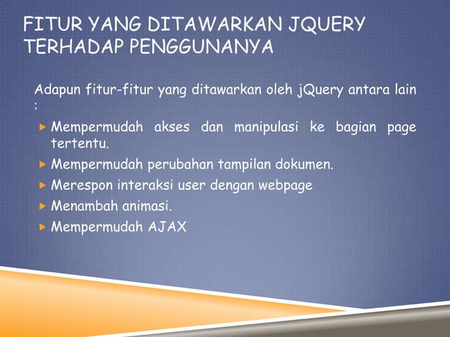 Ppt j query-rully-amrizal-1102412020 | PPT