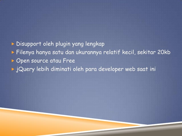 Ppt j query-rully-amrizal-1102412020 | PPT