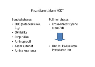 PPT-KROMATOGRAFI CAIR KINERJA TINGGI.ABC.DEF.GHIpdf | PDF