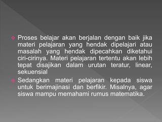 P teori belajar untuk program PAUD | PPTX