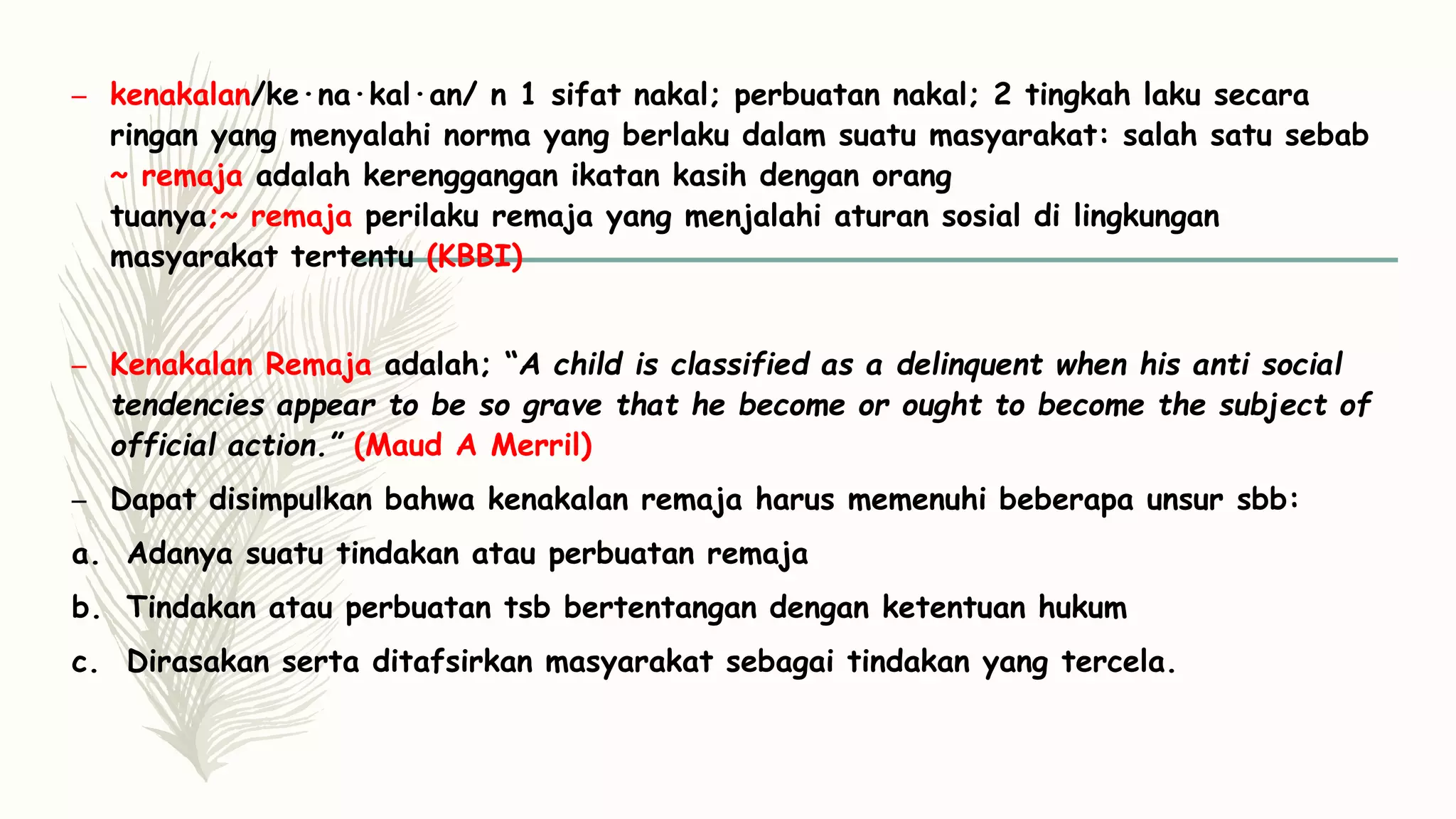 PPT-KENAKALAN-REMAJA 2023 | PPT