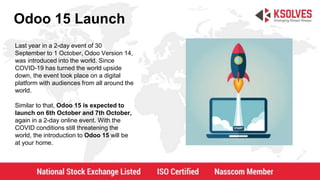 Odoo 15 Expected Features | PPTX
