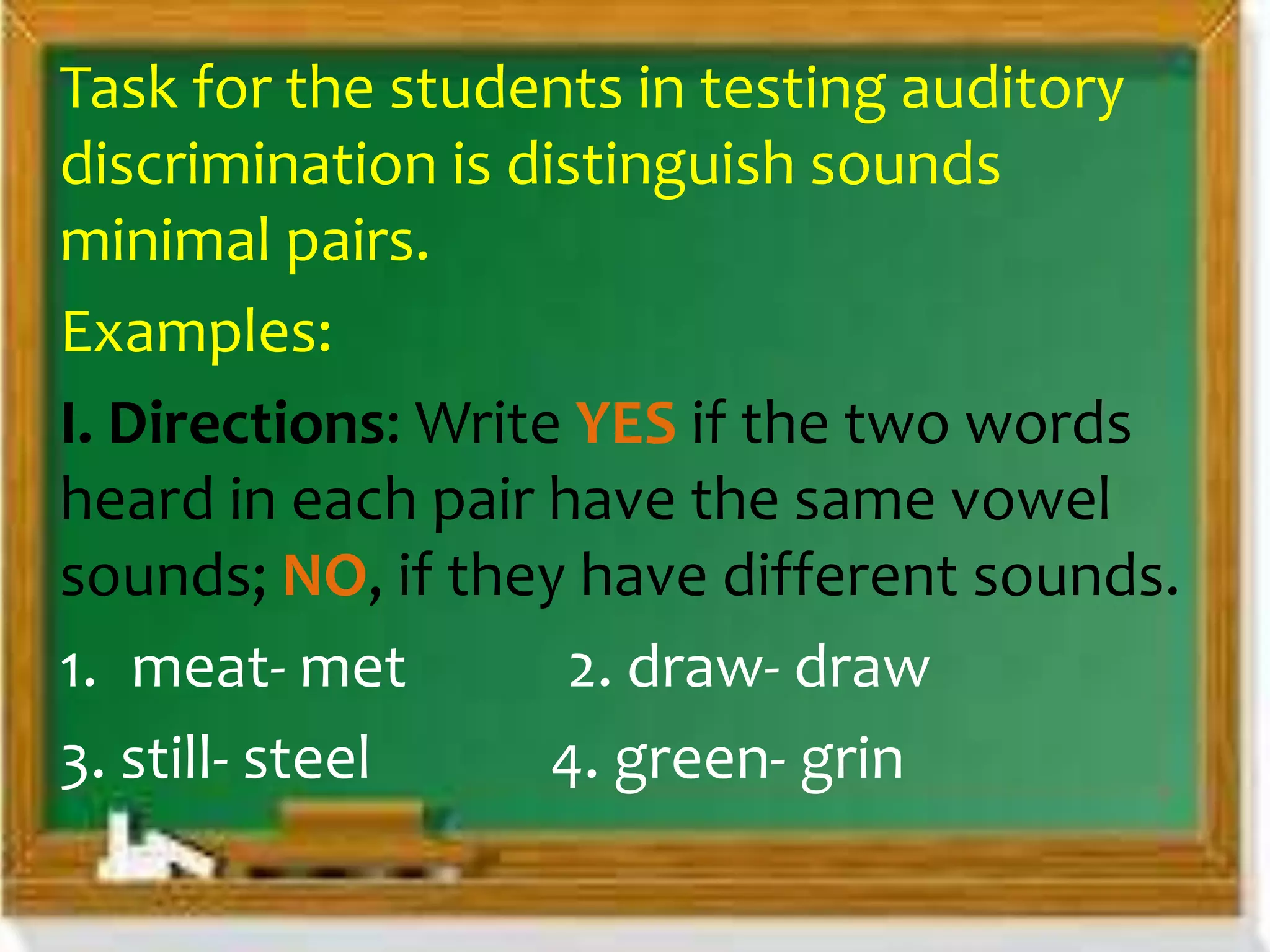 testing the receptive skills | PPTX