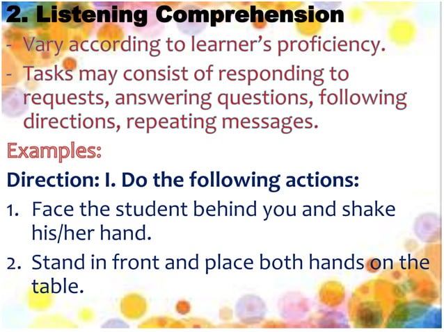 testing the receptive skills | PPTX | Standardized Testing ...