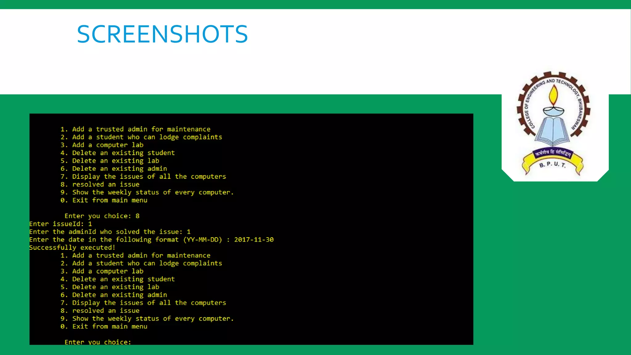 Computer Lab Management System | PPTX