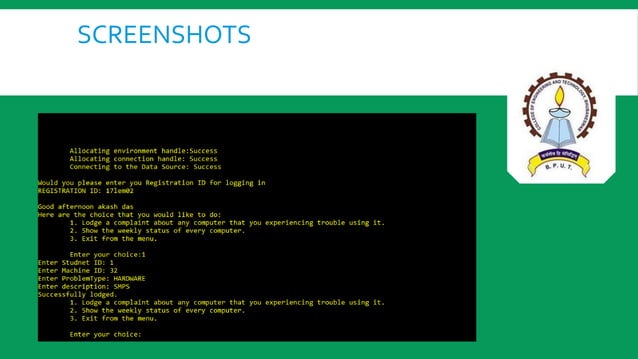 Computer Lab Management System | PPTX | Databases | Computer Software ...