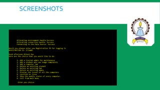Computer Lab Management System | PPTX