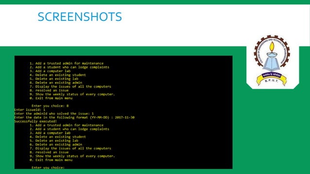 Computer Lab Management System | PPT