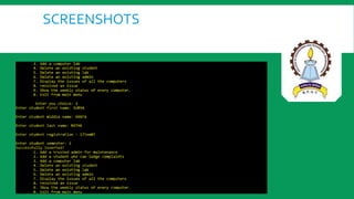 Computer Lab Management System | PPTX