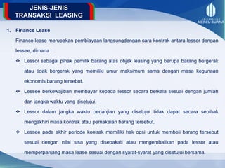 PPT Manajemen Keuangan - Leasing | PDF