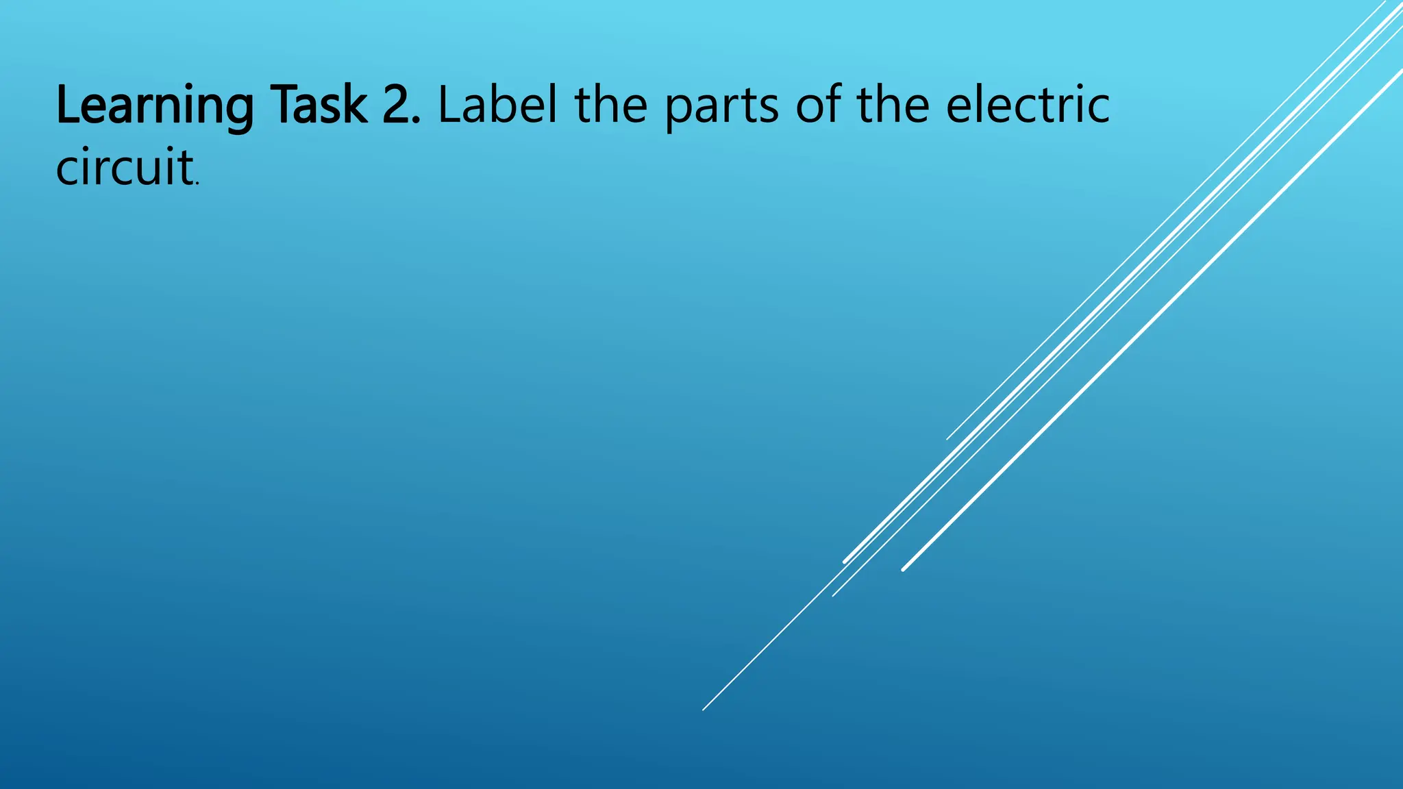 PPT Electric Circuits, Science for grade 5 | PPTX
