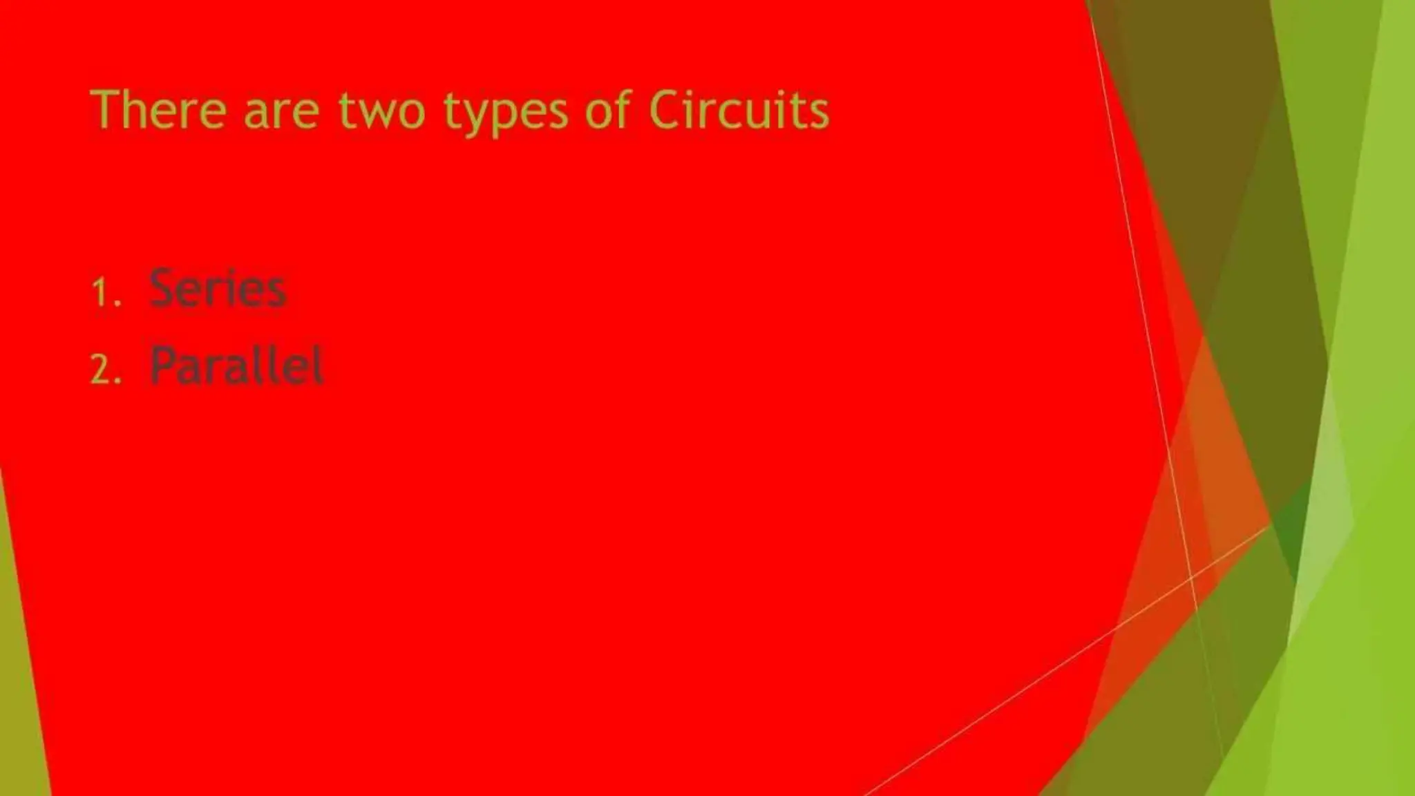 PPT Electric Circuits, Science for grade 5 | PPTX
