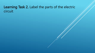 PPT Electric Circuits, Science for grade 5 | PPTX