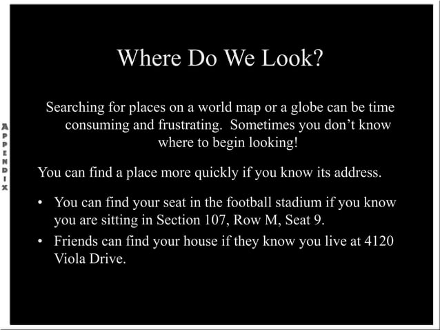 Locating Places Using Coordinates.ppt | Geography | Science