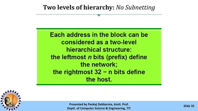 Network Layer Logical Addressing Ppt