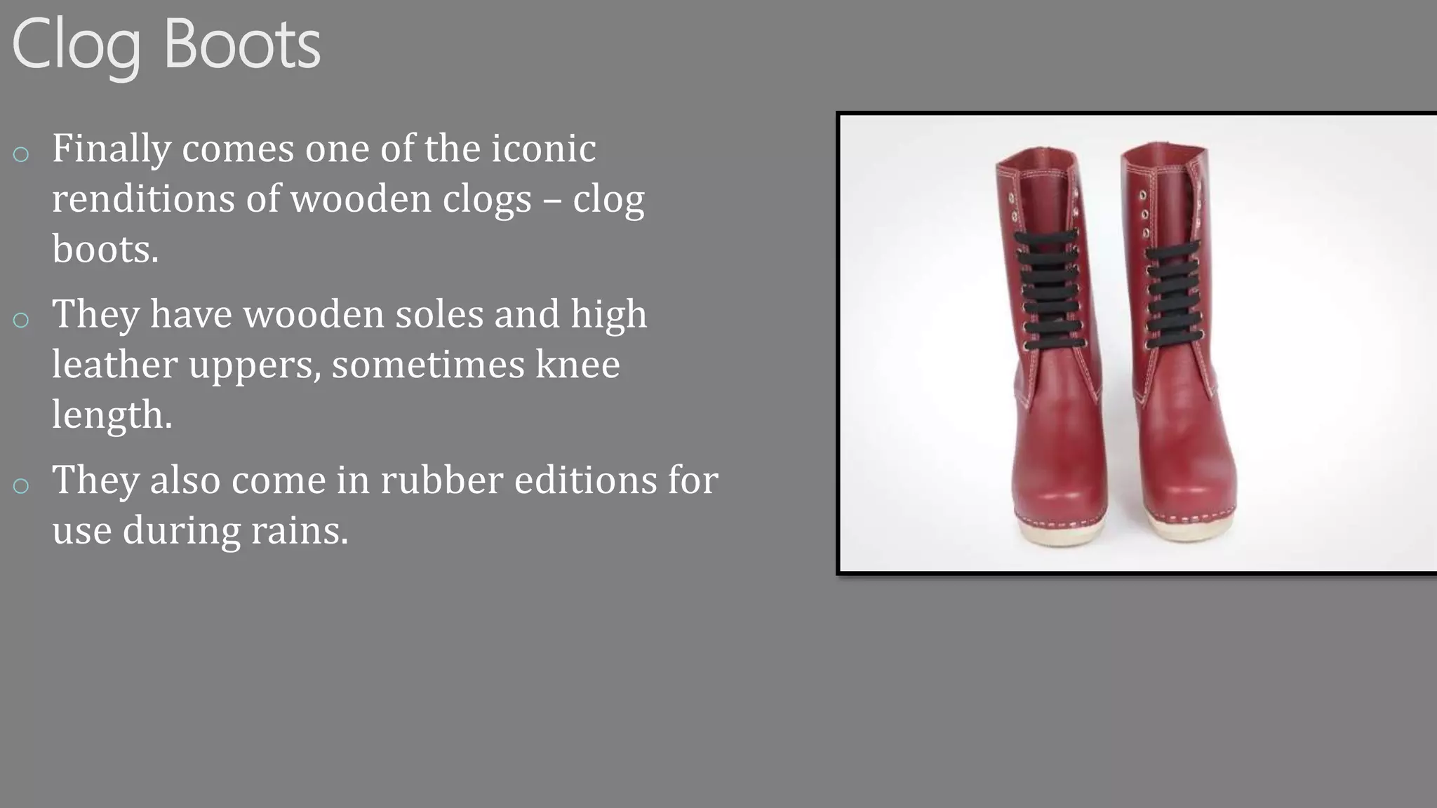 Common Types of Women's Clogs in Europe | PPT