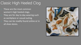 Common Types of Women's Clogs in Europe | PPT