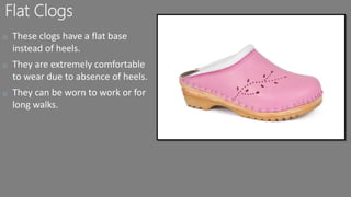 Common Types of Women's Clogs in Europe | PPT
