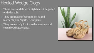 Common Types of Women's Clogs in Europe | PPT
