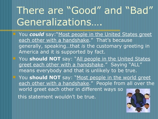 making generalizations- | PPT