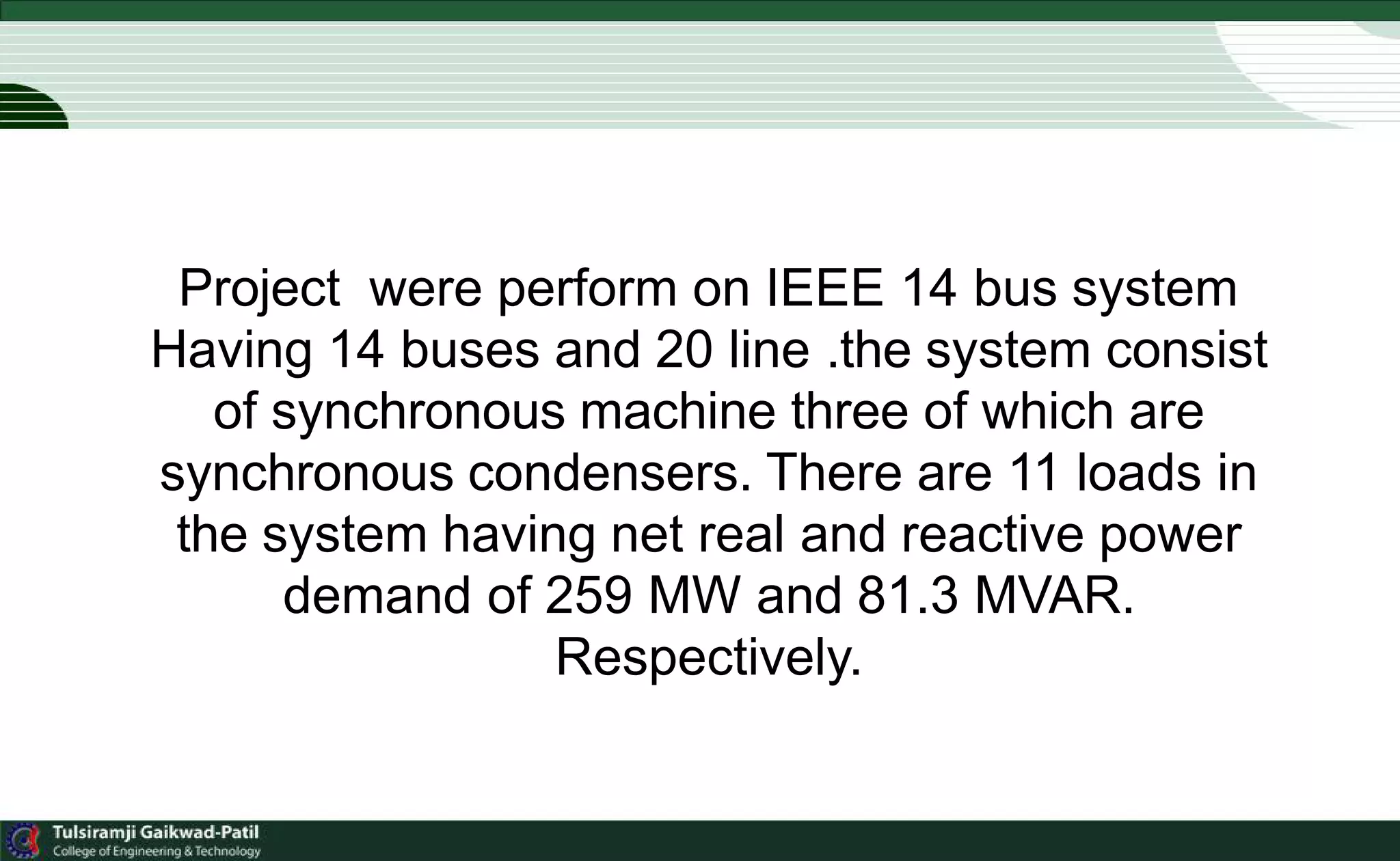 Matlab Simulink in Three-Phase Fault Analysis on Transmission line | PPTX