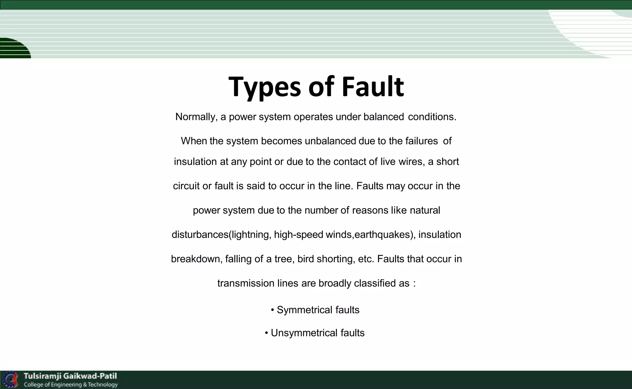 Matlab Simulink in Three-Phase Fault Analysis on Transmission line | PPTX