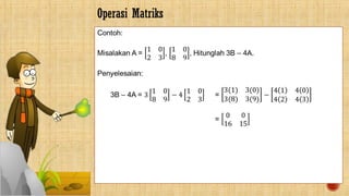ppt matriks materi smp sma matematika ok | PPT