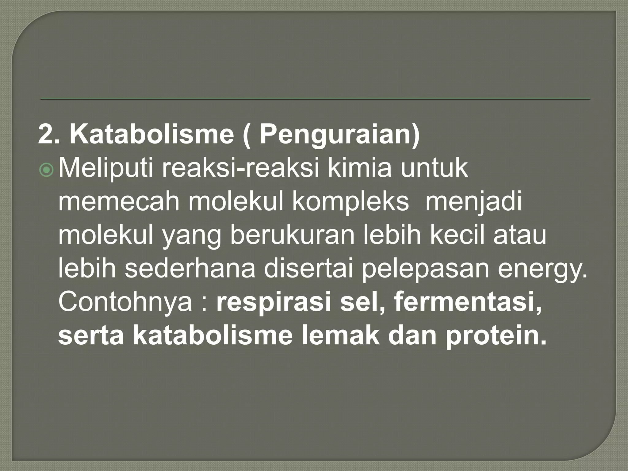 Ppt metabolisme tubuh | PPTX