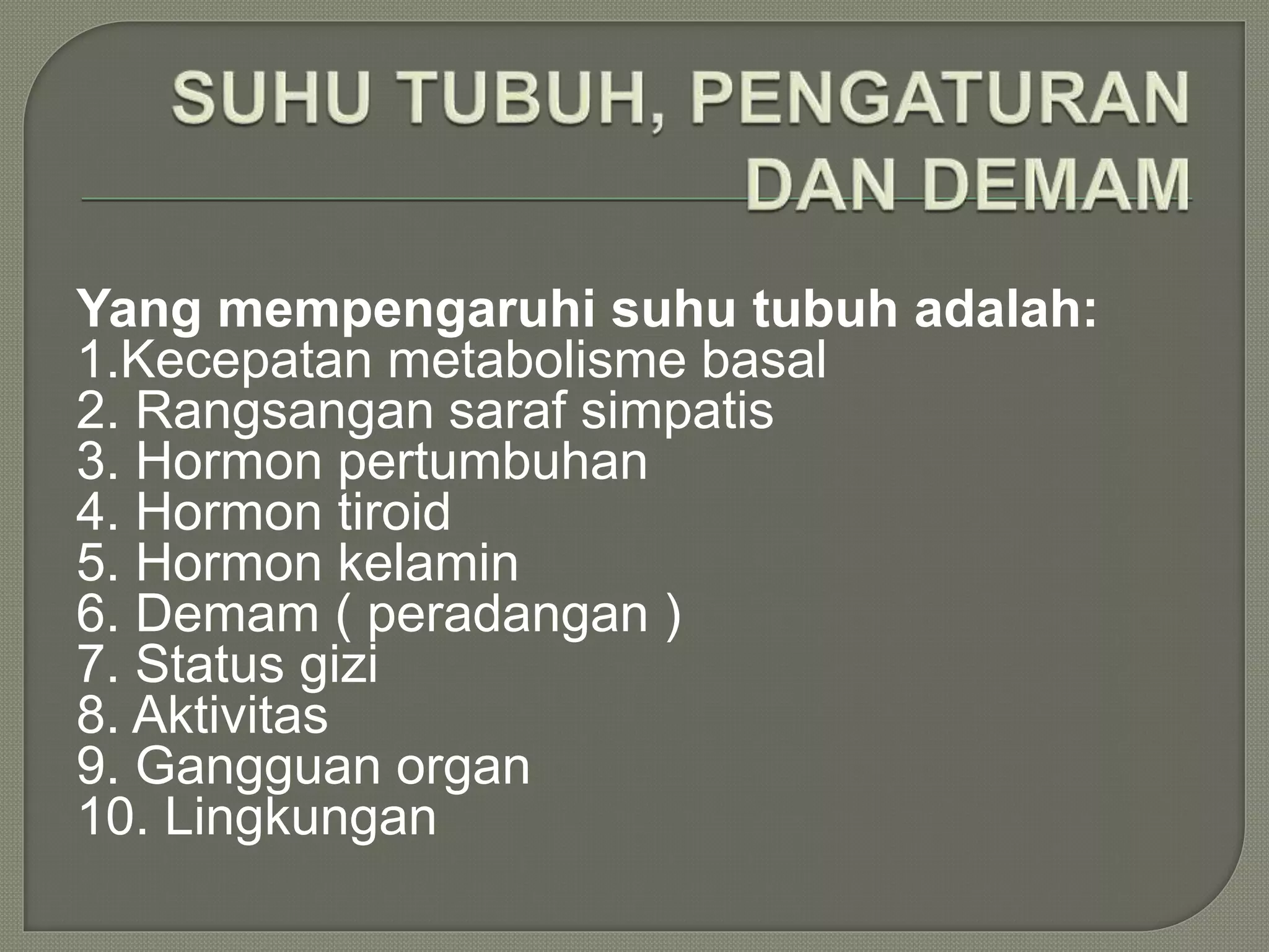 Ppt metabolisme tubuh | PPTX
