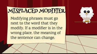 Use Appropriate Modifiers | PPTX