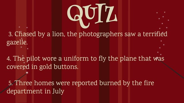 Use Appropriate Modifiers | PPTX | Education