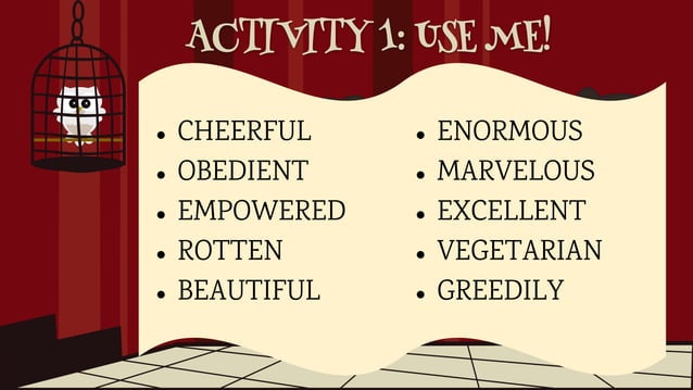 Use Appropriate Modifiers | PPTX | Education