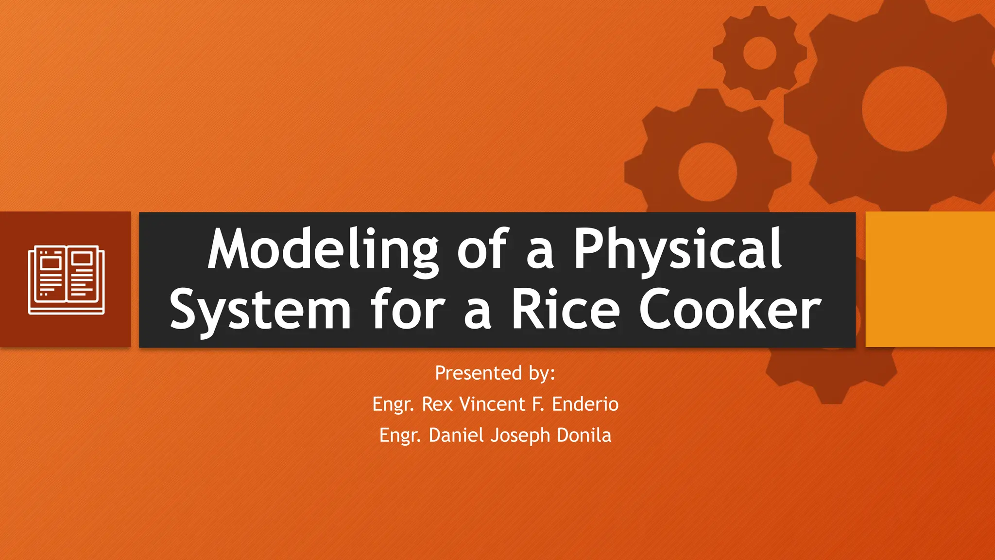 PPT - Modeling of a Physical System for a Rice.pptx