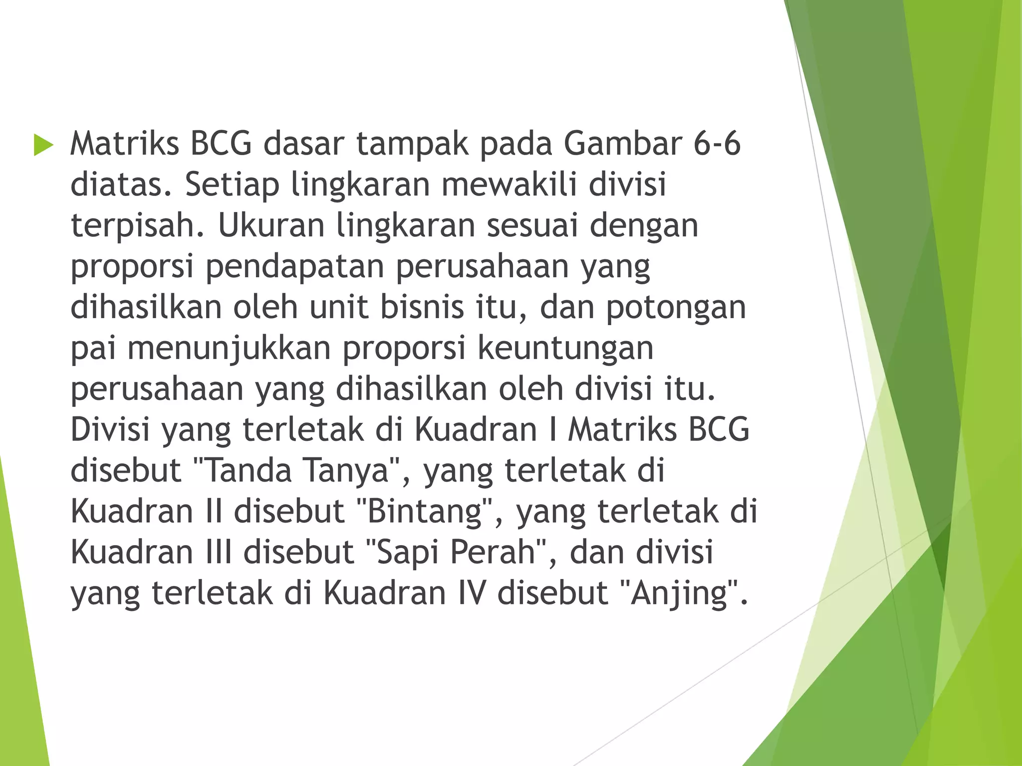 Resume Teori Porter's Five Force Model, BCG Matrix, dan Siklus Hidup ...