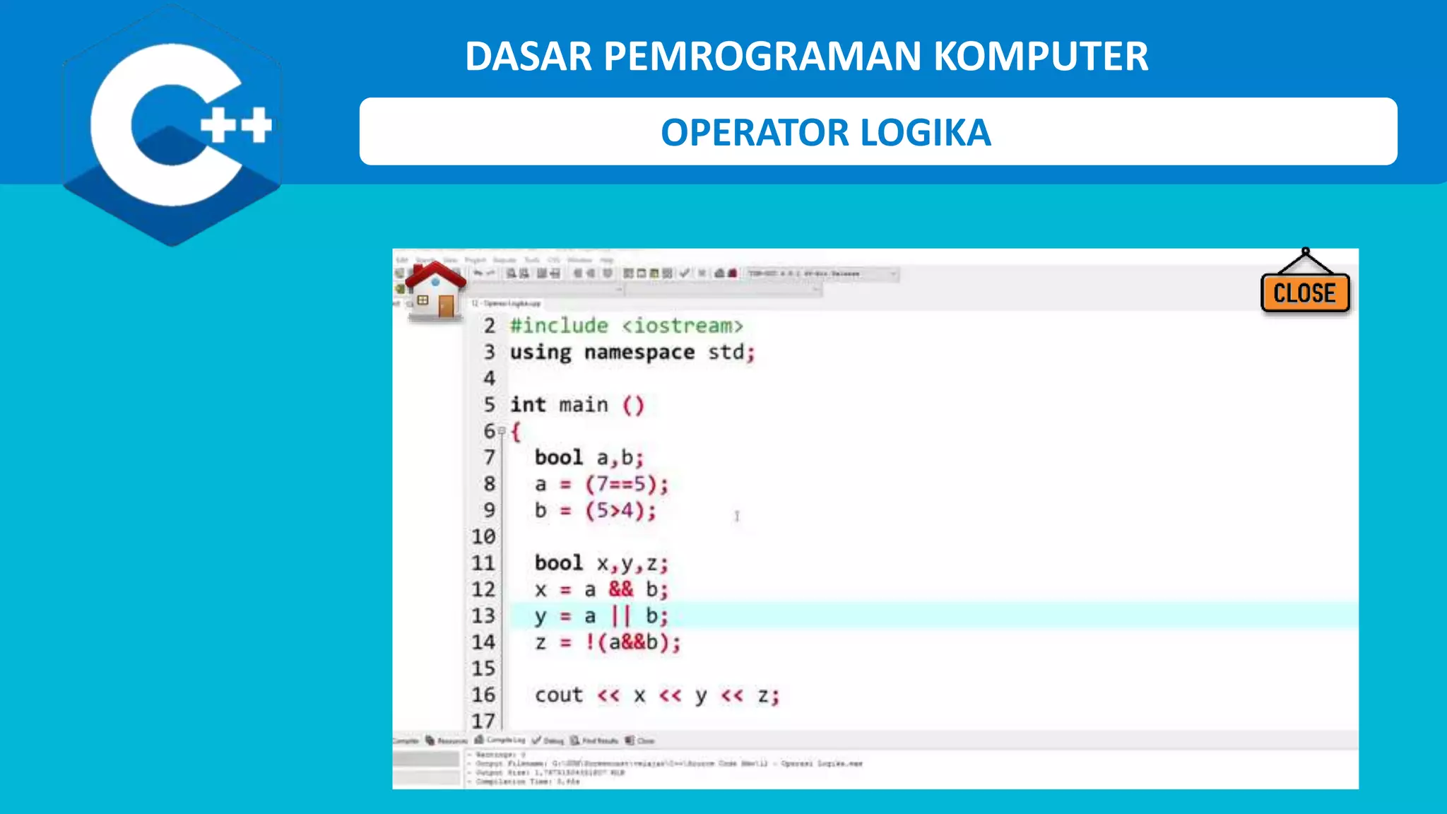 Ppt modul 2 operator | PPTX