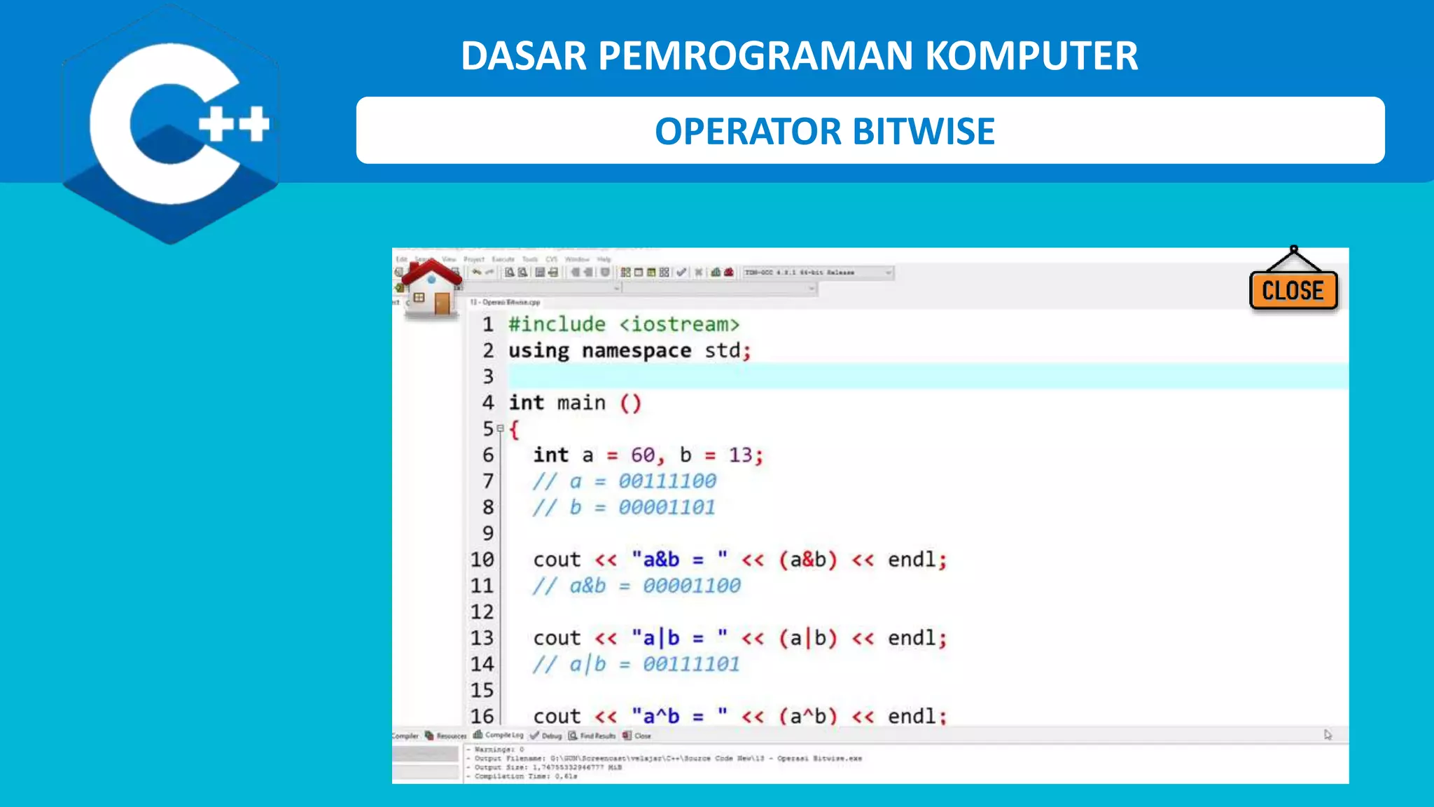 Ppt modul 2 operator | PPTX