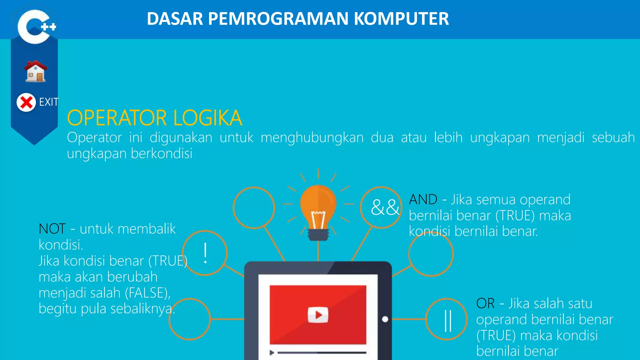 Ppt modul 2 operator | PPTX