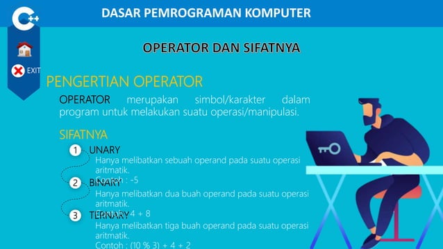 Ppt modul 2 operator | PPTX