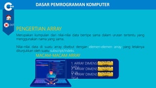 Ppt modul 5 array | PPT