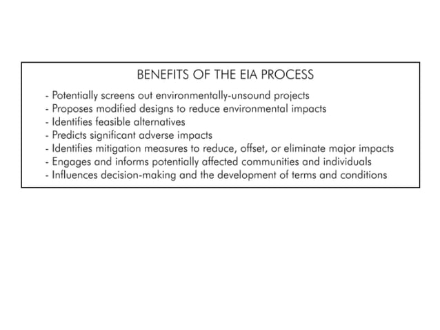 PPT -Module 6 - Environmental Impact Assessment (EIA).pdf | Environmental Services Industry ...
