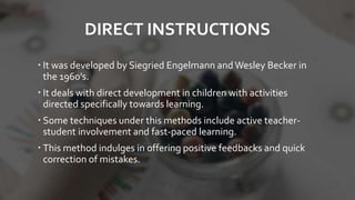 Most Popular Approaches to Preschool Education | PPT